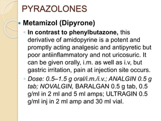 Antipyretic, analgesic | PPTX