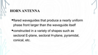 Apperture and Horn Antenna | PPTX