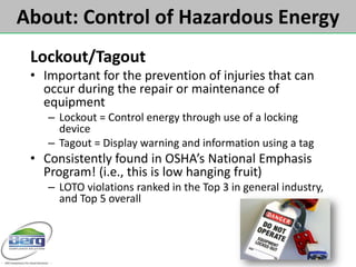 Engineering LOTO of how to apply LOTO at work place | PPT