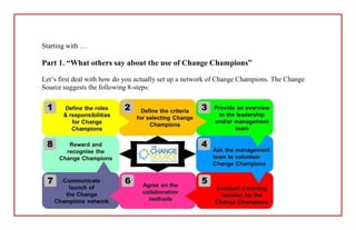 We Are the (Change) Champions | PDF