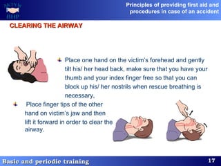 [kierownicy 8 - en] basic principles of providnig fristaid | PPT