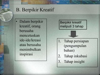 materi psikologi umum berpikir dan intelegensi | PPTX