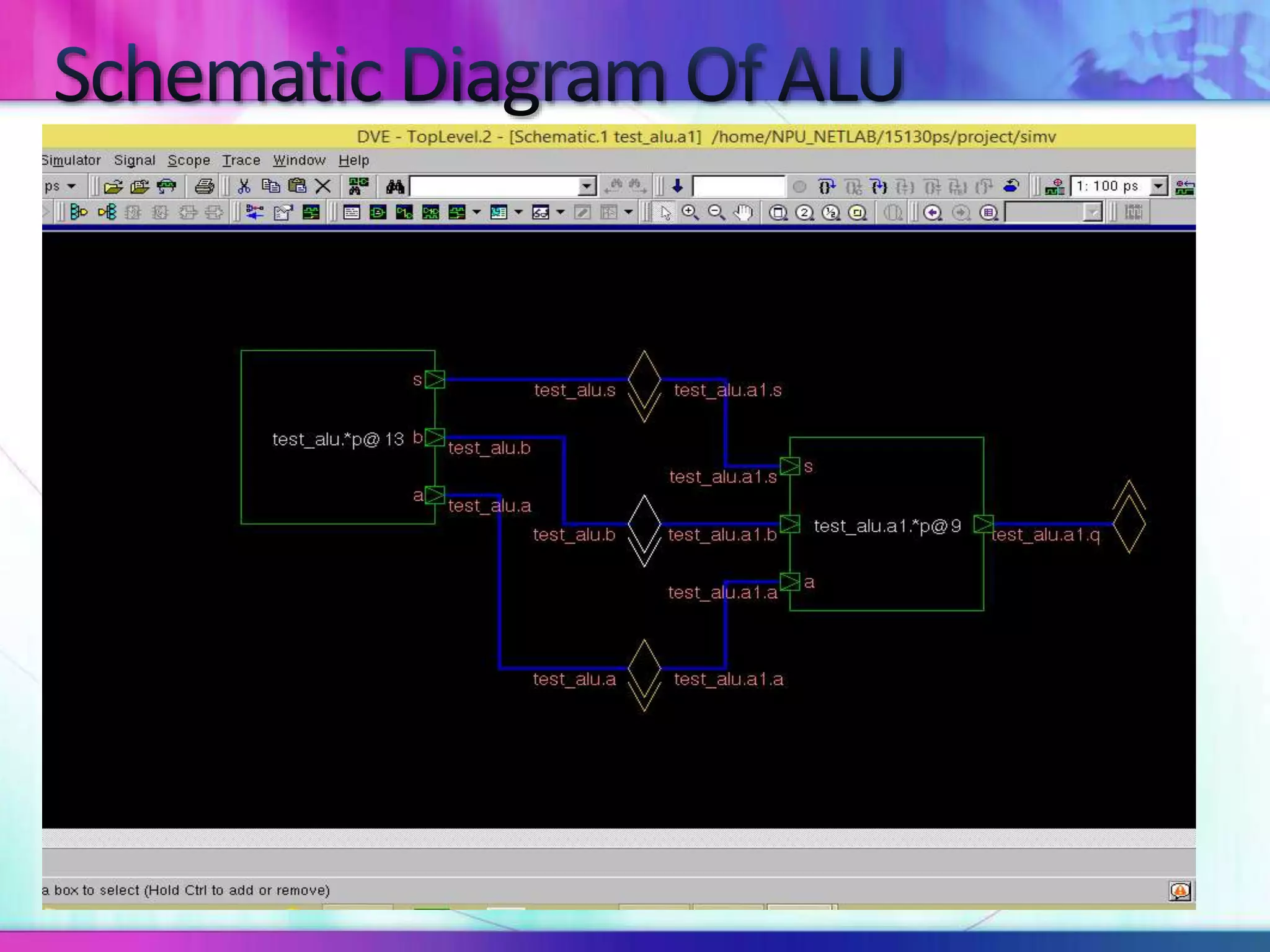 8 Bit Alu Design Pptx