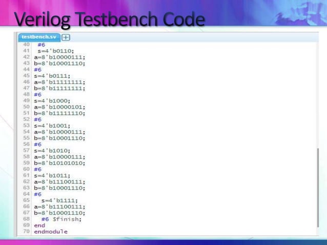 8 bit alu design | PPTX