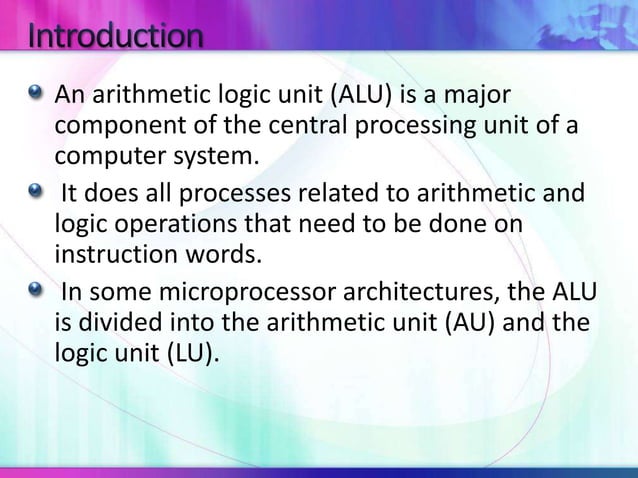 8 Bit Alu Design Architecture - Design Talk