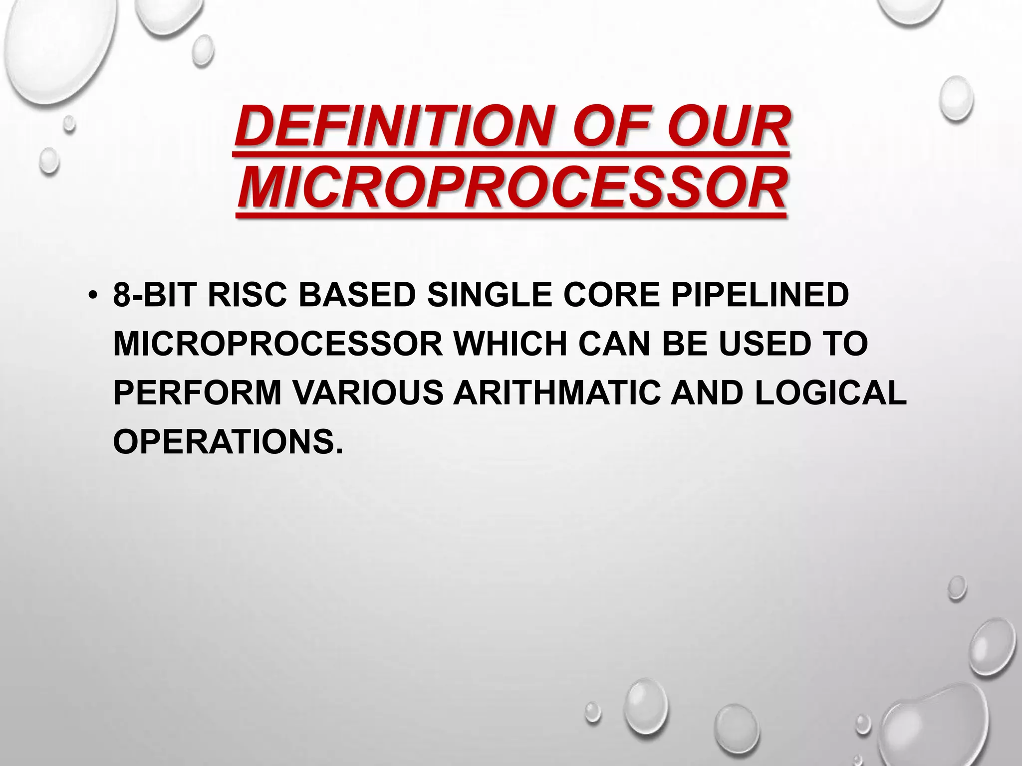 8 Bit Mips Processor Pptx Operating Systems Computer Software And Applications