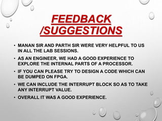 8 bit mips-processor | PPTX | Operating Systems | Computer Software and Applications