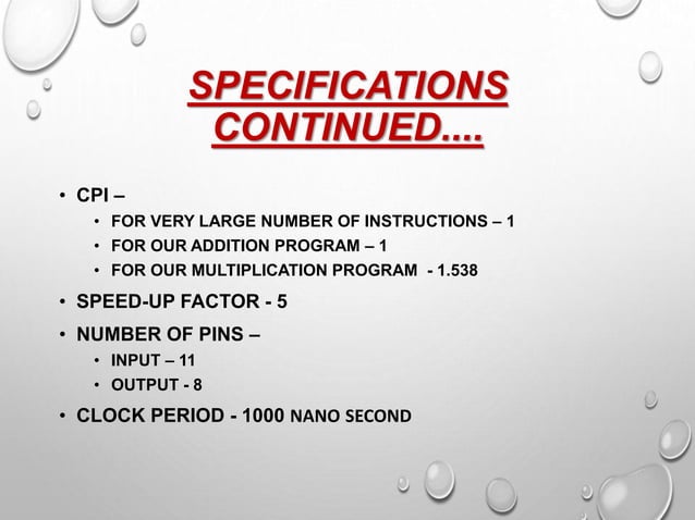 8 bit mips-processor | PPTX | Operating Systems | Computer Software and Applications
