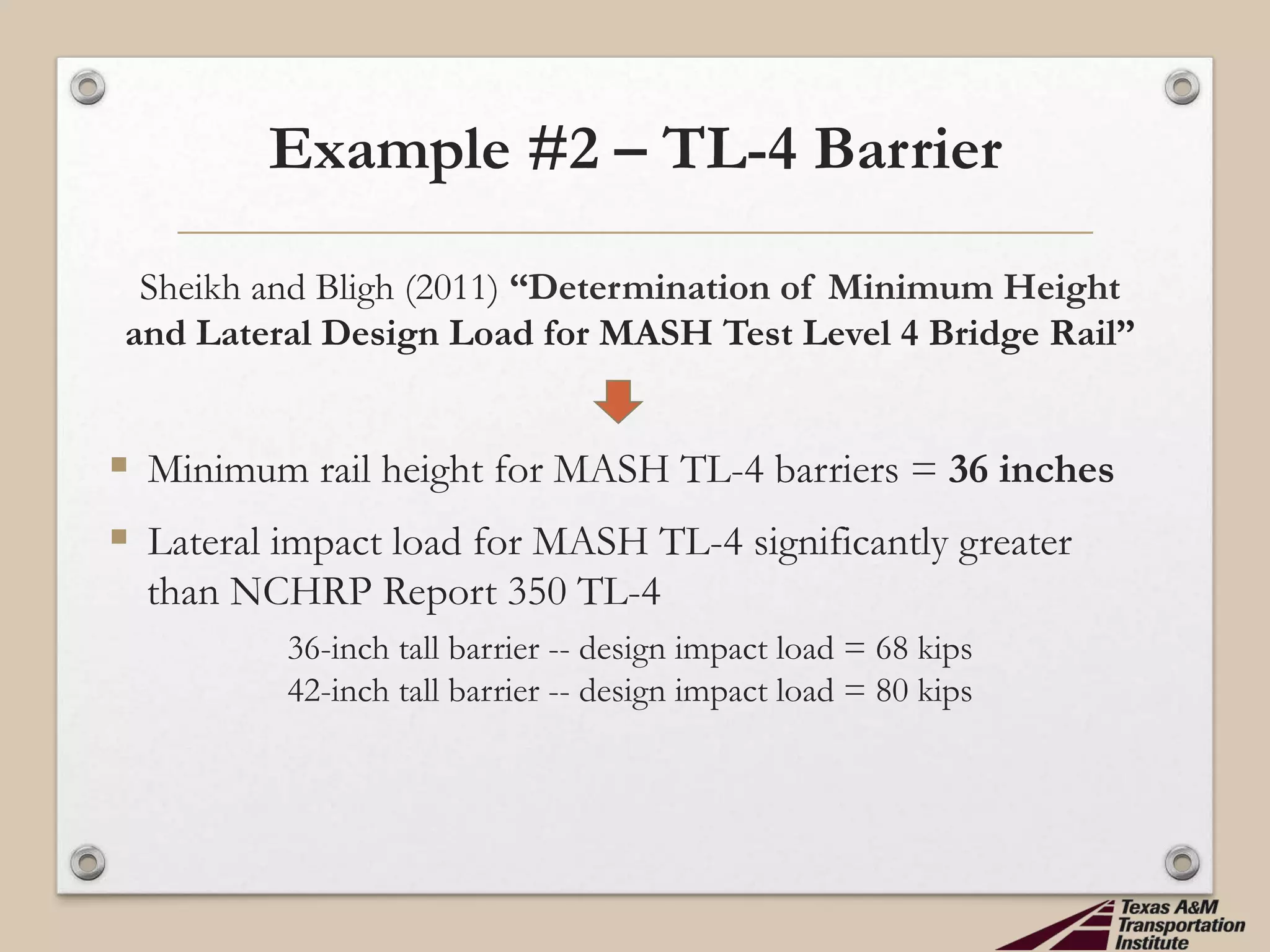Manual for Assessing Safety Hardware (MASH) 2016 Implementation: What ...