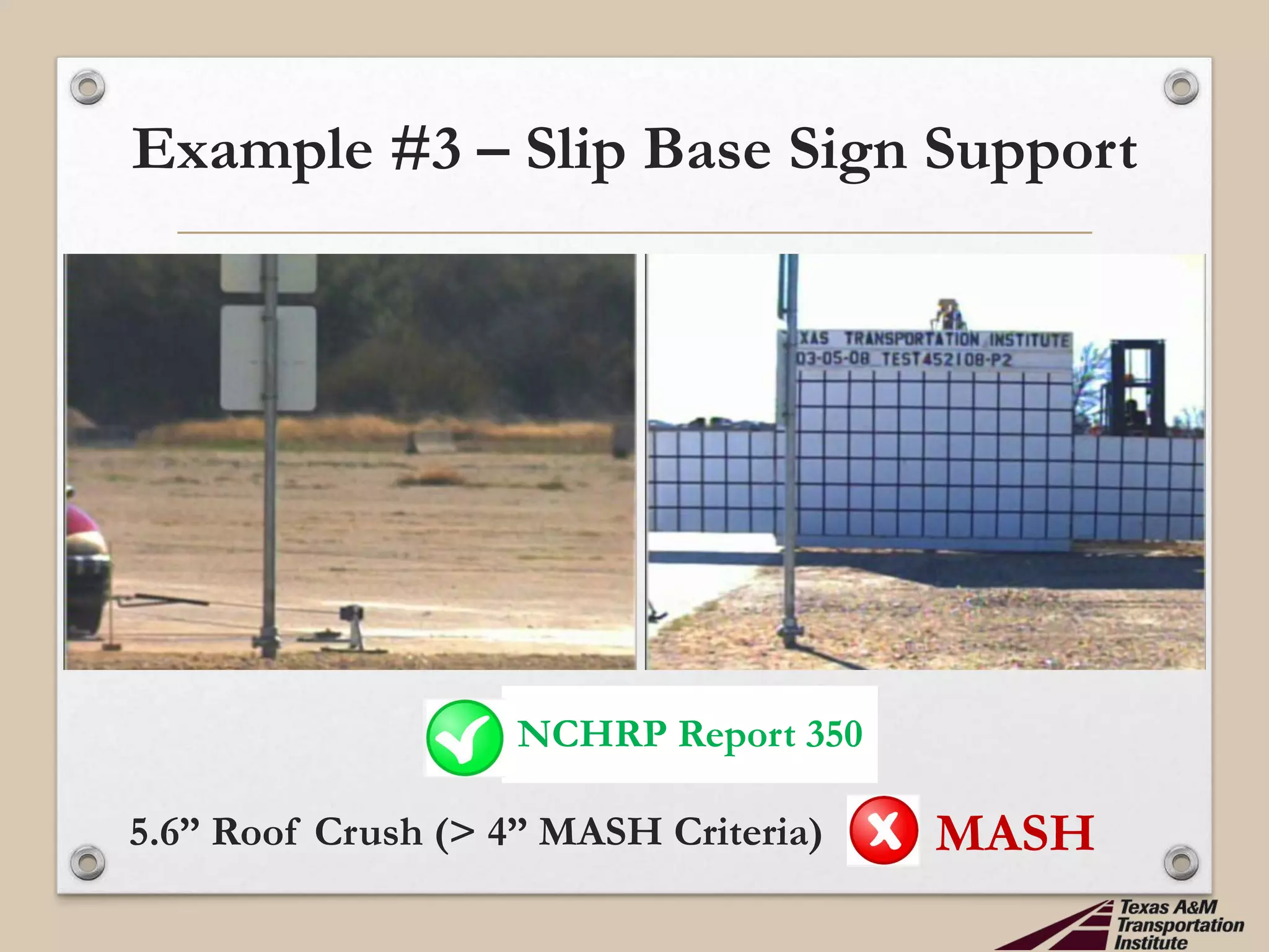 Manual for Assessing Safety Hardware (MASH) 2016 Implementation: What ...