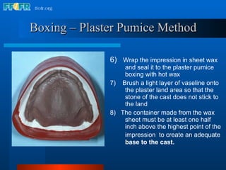 8.boxing impressions and making casts | PPT