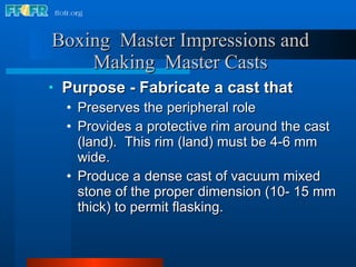 8.boxing impressions and making casts | PPT