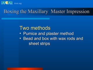 8.boxing impressions and making casts | PPT