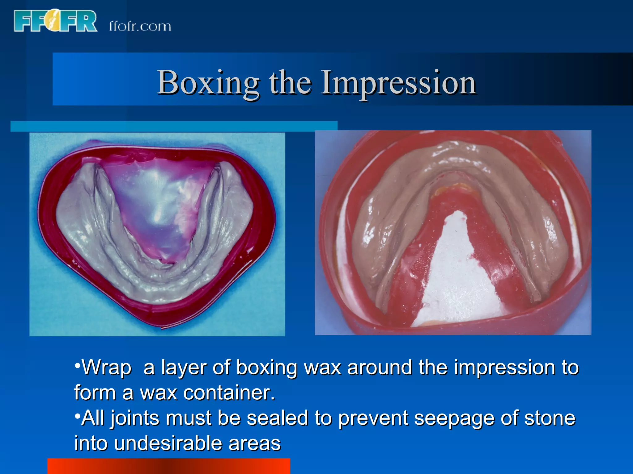 8.boxing impressions and making casts | PPT