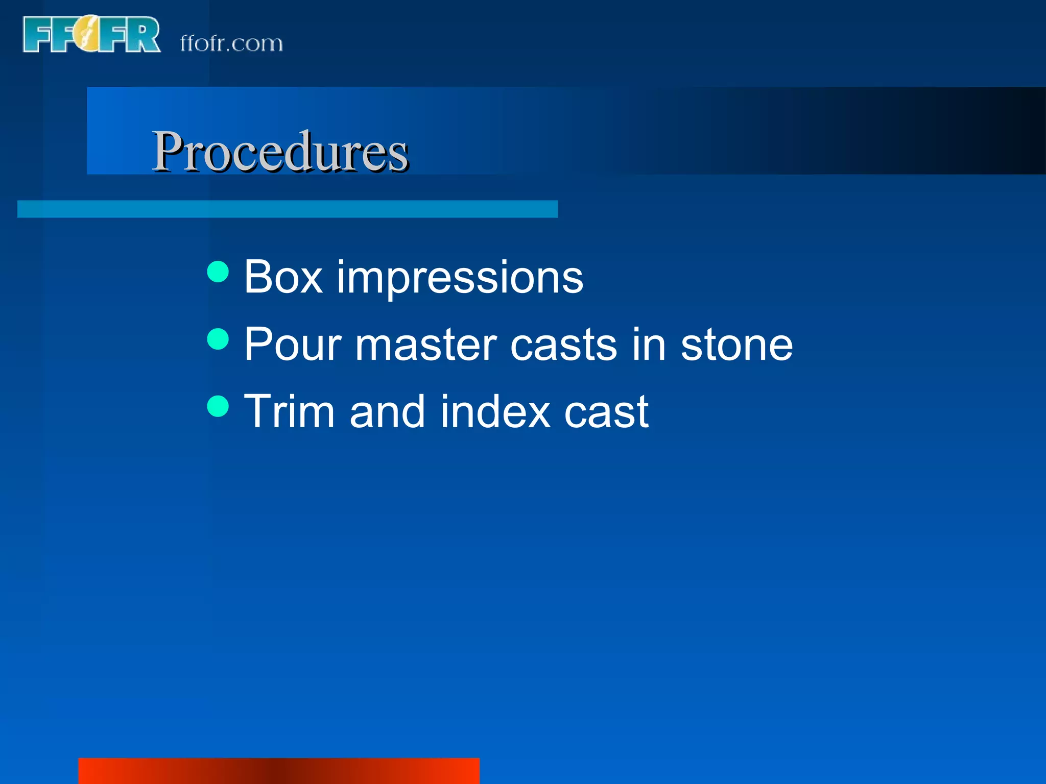 8.boxing impressions and making casts | PPT