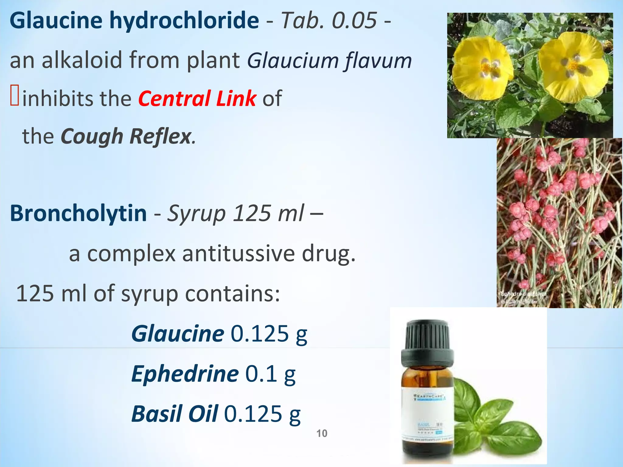 Pharmacology of the Respiratory System | PPT