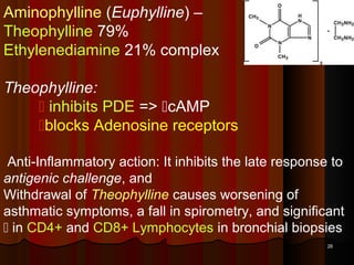 Pharmacology of the Respiratory System | PPT