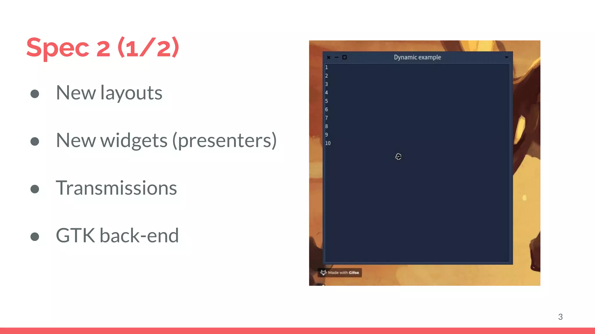 Spec2: How to Build a new GUI | PPT