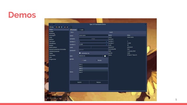 Spec2: How to Build a new GUI | PPT