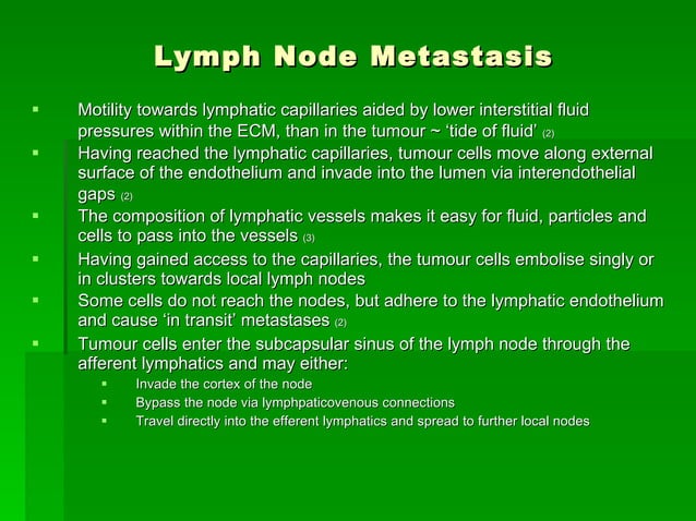 8. Cancer Metastasis Lymphatic Spread | PPT | Cancer | Diseases and ...