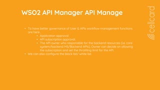 [WSO2Con Asia 2018] Managing API Integrations with WSO2 API Manager | PPT