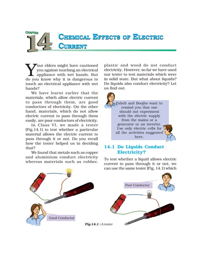 8 chemical effects of electric current | PDF | Chemistry | Science