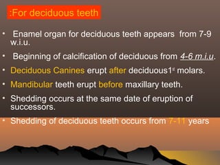 08. Chronology (Lecture) - Dentition | PPT