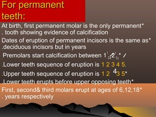 08. Chronology (Lecture) - Dentition | PPT