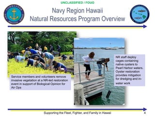 Navy Region Hawaii Natural Resources Program Overview | PPT
