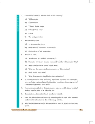 8 conservation of plants and animals | PDF