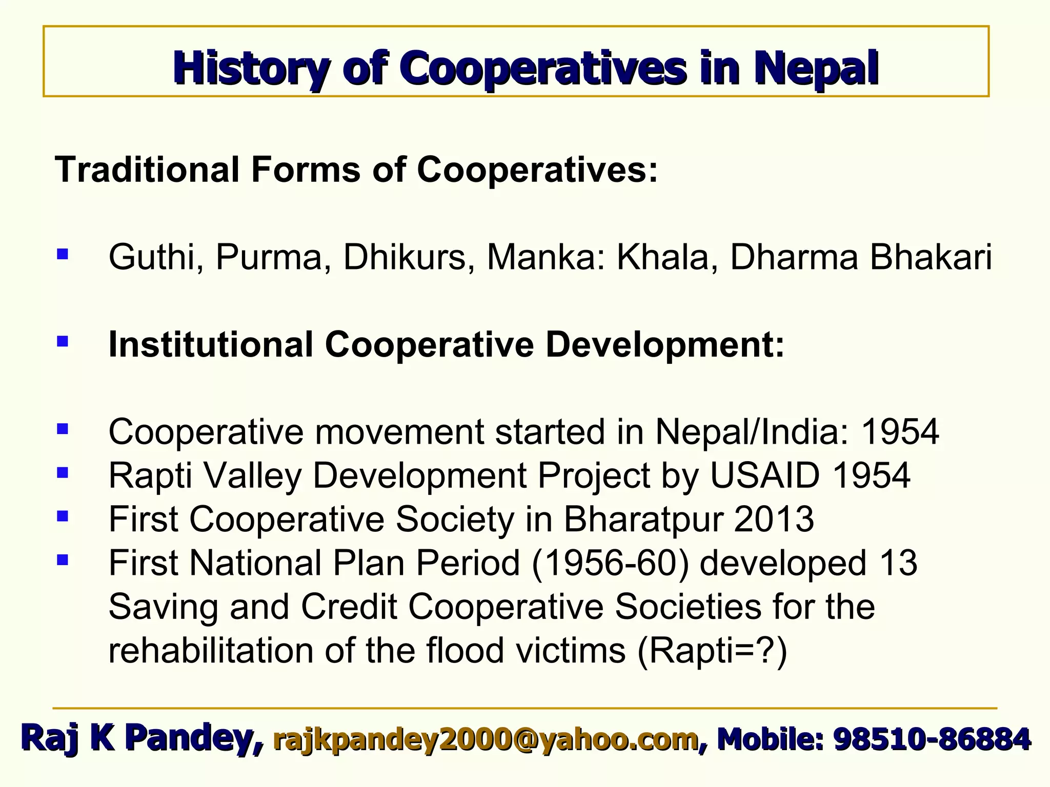 8 cooperative movement in nepal with music | PPS
