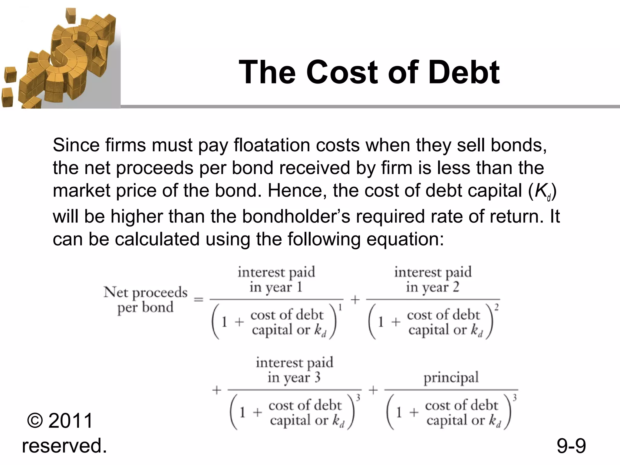 9. cost of capital | PPT