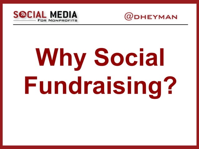 Darian Rodriguez Heyman: Fundraising with Social Media