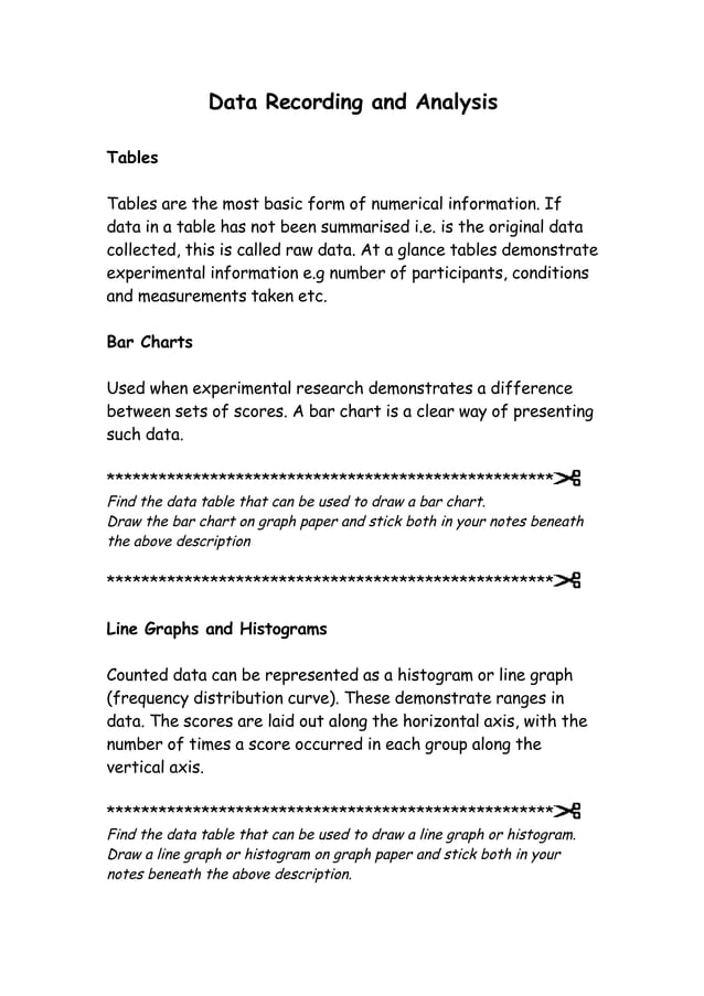 8. Data Recording Worksheet 1 | DOC