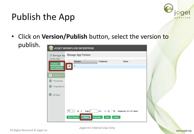 Joget Workflow v5 Training Slides - Module 8 - Designing your first Userview | PPT