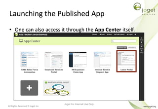Joget Workflow v5 Training Slides - Module 8 - Designing your first Userview | PPT