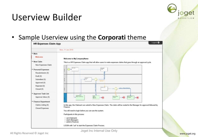 Joget Workflow v5 Training Slides - Module 8 - Designing your first Userview | PPT