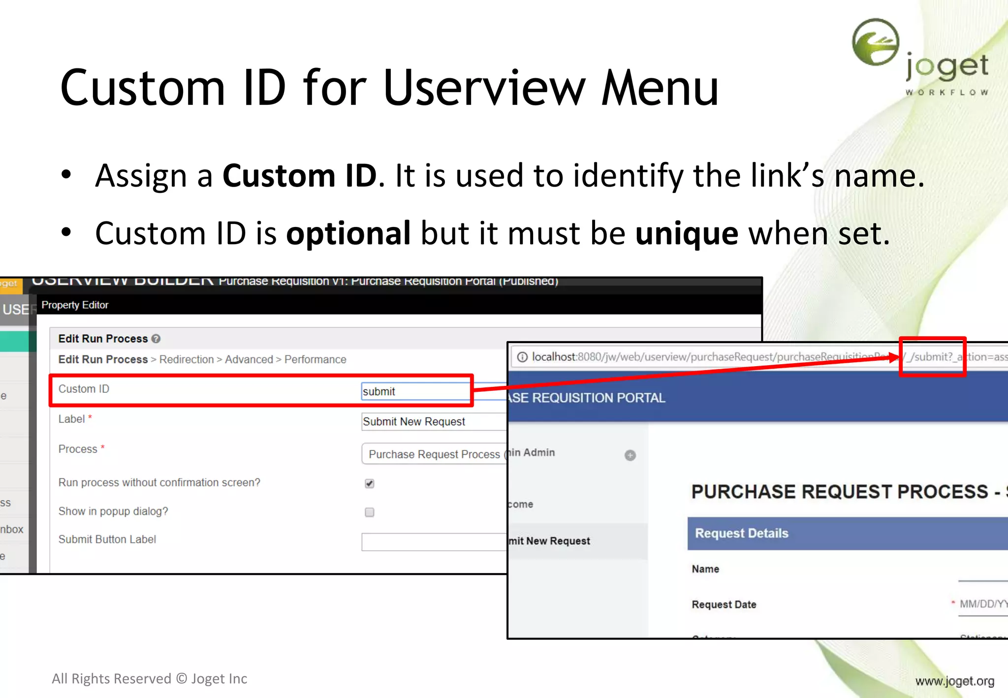 Joget Workflow v6 Training Slides - 8 - Designing your First Userview | PPT