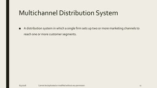 DISTRIBUTION STRATEGIES AND CHANNEL DEVELOPMENT | PPT