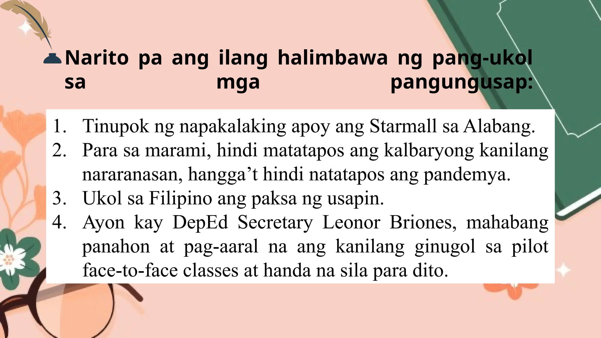 8- DOKUMENTARYO- Ang "dokumentaryo" ay ang salitang Filipino para sa ...