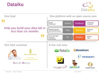 8 douetteau - dataiku - data tuesday open source 26 fev 2013 | PPTX