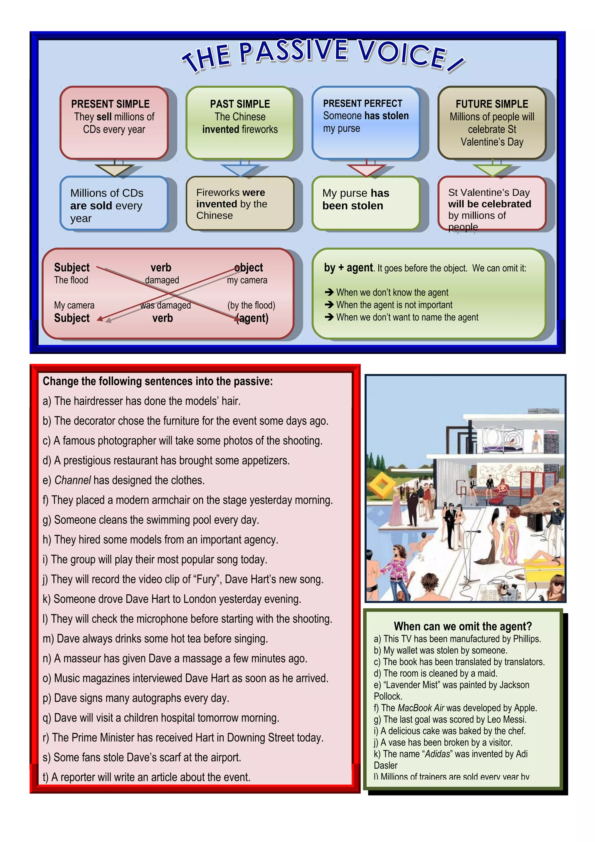 8 eating out - present and past passive (1) | PDF