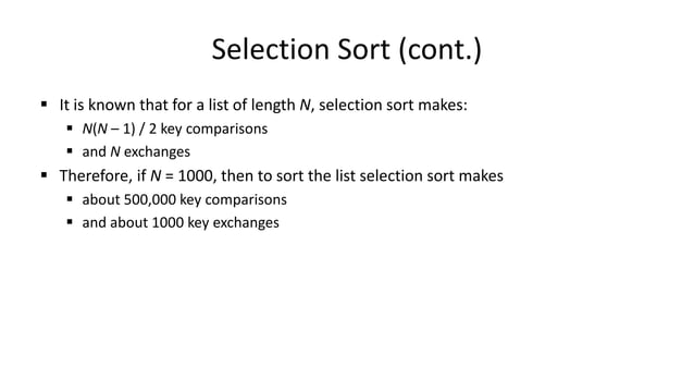 8 elementary sorts-selection | PPTX