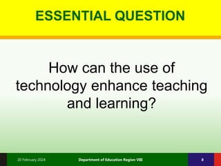 8-ENHANCING TEACHING AND LEARNING USING TECHNOLOGY.pptx