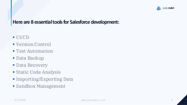 8 Essential DevOps Tools for Salesforce | PDF