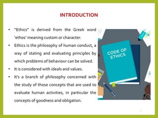 ETHICS | PPTX | Dental Health | Diseases and Conditions