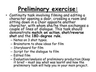 film main task overview | PPT