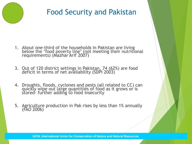 Food security and agriculture in environment | PPTX