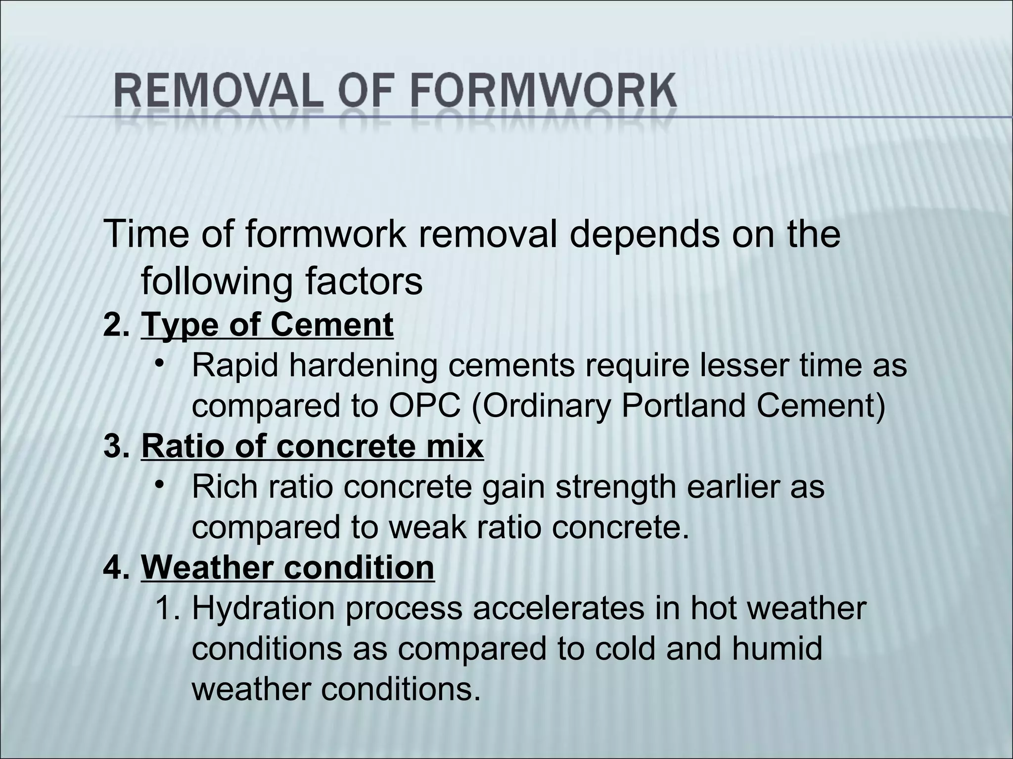 Building Construction 8. formworks and scaffoldings | PPT