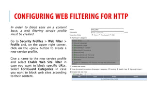 FortiGate Firewall How-To: WEB Filtering | PDF